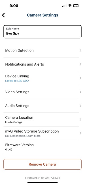 How to Adjust the Camera Volume in the myQ App