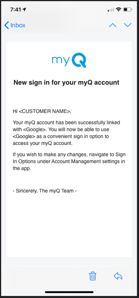 Resolve Devices Not Displaying After Linking myQ Account to a Single ...