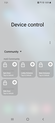myQ Smart Community | Quick Access Device Control on Android