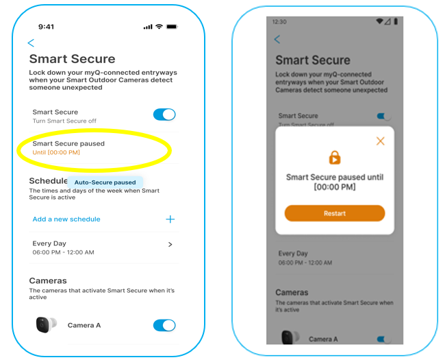 How to Pause or Resume Smart Secure